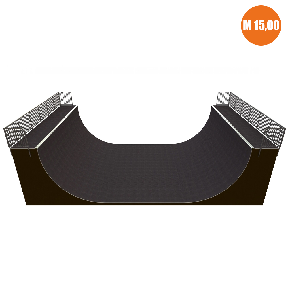 MINI RAMPA SKATEBOARD FLY 400 DIM M 9,00 X 15,00 X 4,00 (H) - Vendita ...