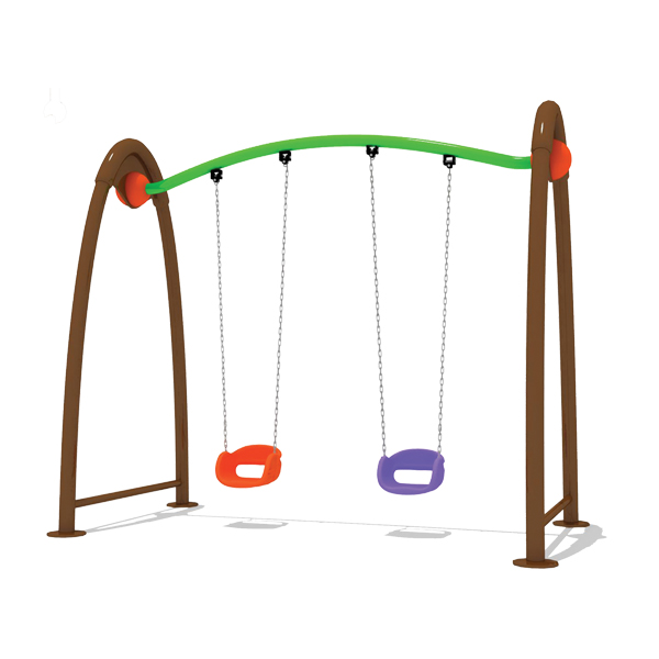 ALTALENA IN METALLO CON 2 SEDIE MT. 2,94 X 1,5 X 2,3 (H) - Vendita ...